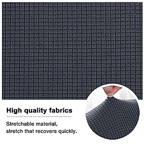 XGANGM Velvet Dining Chairs Slipcovers Without Arms Curved Back Dining Room Set of 4/6/2/1 Modern Nordic Accent Kitchen Dining Chairs Protectors Covers for Party Home,M,4PCS