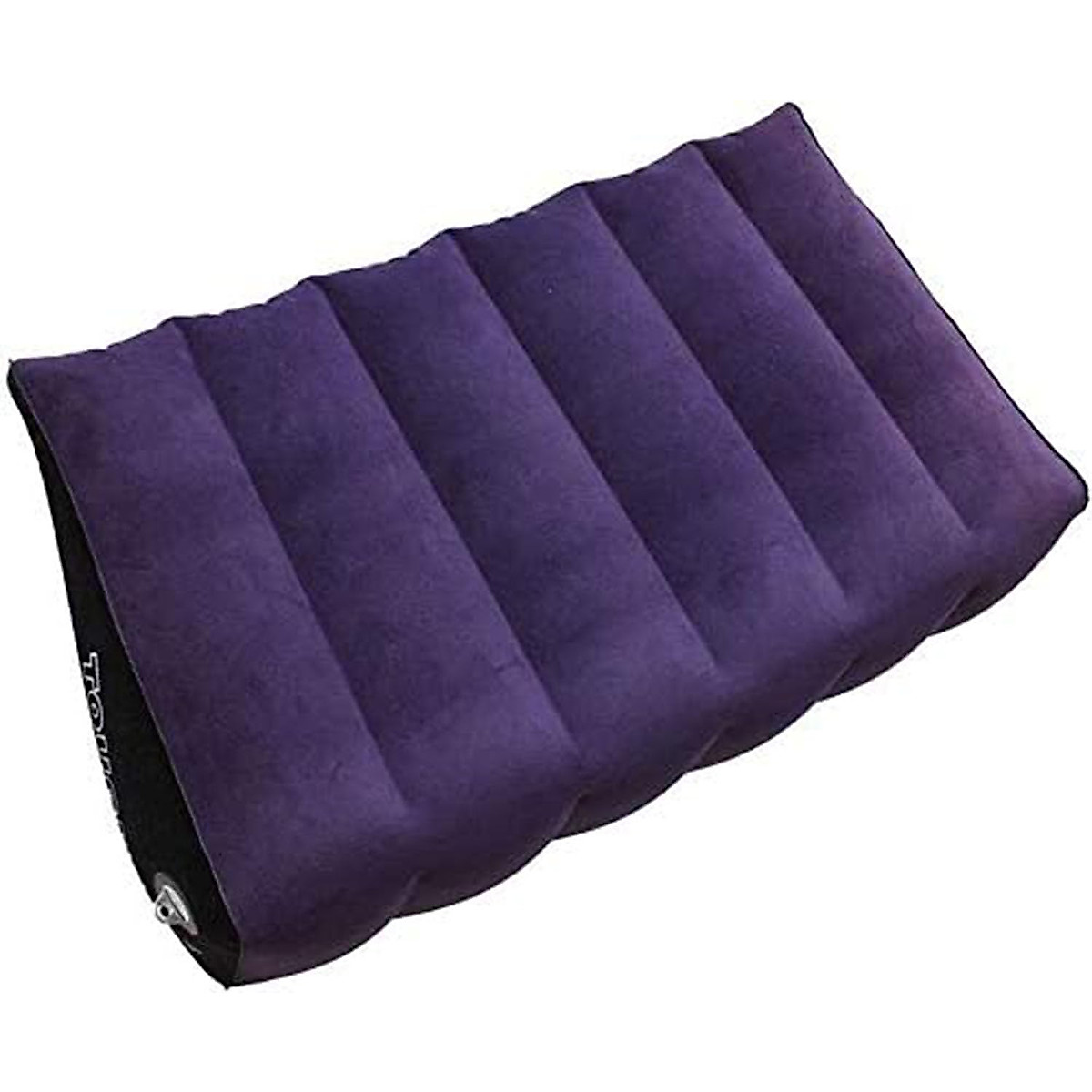 rutell Folding Inflatable Sofa with Built-in Pump,Outdoor Camping Air Sofa Chair Support 660 lbs for Camping Picnic Beach Travel (Triangle)