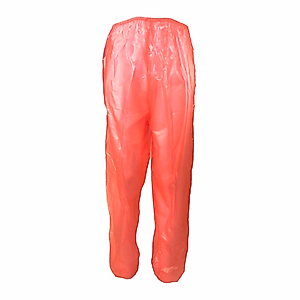 Haian Plastic Jogging Bottoms (Large, Transparent Red)