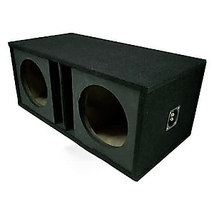Harmony Audio SOLORND2X15V Dual 15" Slot Vented Paintable Baffle Stereo Sub Box