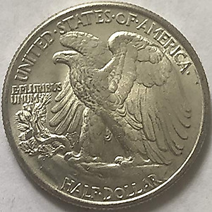 1943 P Silver Walking Liberty WWII ERA Half Dollar MS-63