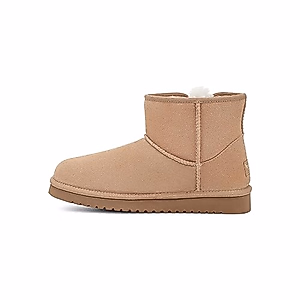 Koolaburra by UGG Women's Victoria Mini Ankle Boot, Sand, 7