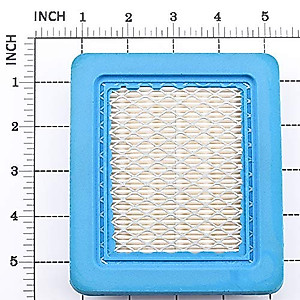 Dxent 491588S Air Filter 491588 399959 for Briggs and Stratton 625e 675ex 725ex Troy-Bilt TB110 TB230 TB130 TB210 3.5-6.75 Gross HP LG491588JD Push Lawn Mower w Pre Filter Fuel Filter Spark Plug