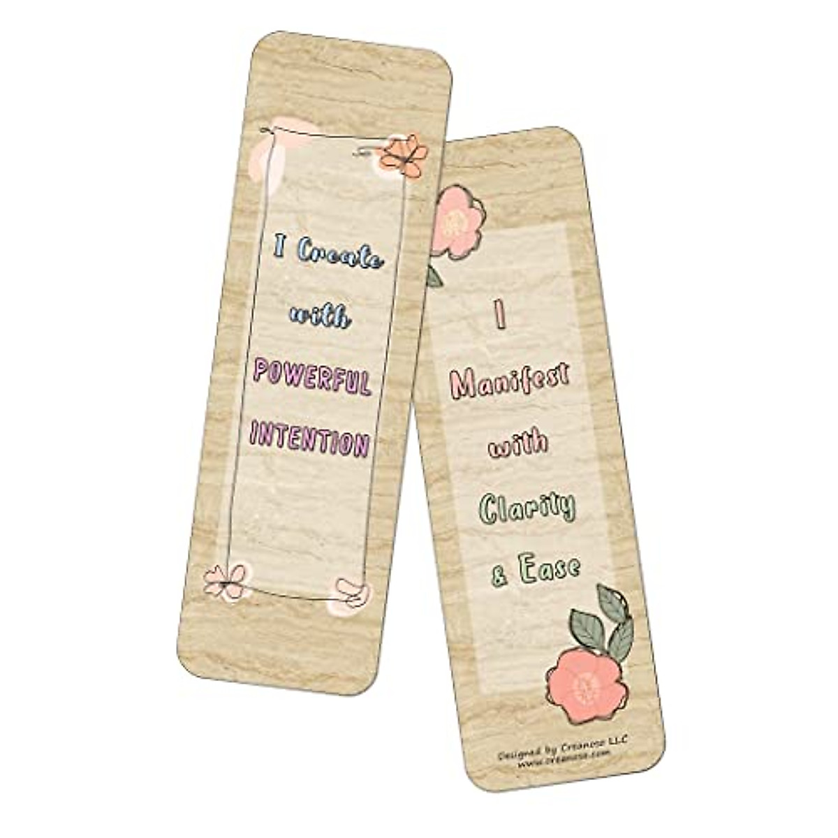 Positive Manifestation Bookmarks (5-Sets X 6 Cards)