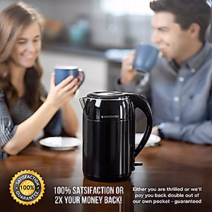 Electric Tea Kettle - 1.8L Hot Water Kettle Electric Water Boiler, Plastic-Free 100% Stainless Steel Chamber With Automatic Shut Off Base, Cordless Tea Kettle Electric Water Kettle - Sweetwater