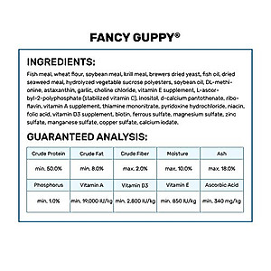 Hikari Tropical Fancy Guppy Fish Food, 0.77 oz (22g)