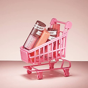 COLORGRAM Milk Bling Shadow - 01 Double Star | Pigmented liquid glitter eyeshadow, Long-lasting shimmer for daily and party makeup, Multi-dimensional sparkling metallic finish, Opaque coverage, Quick drying formula for easy application (0.11 fl.oz, 3.2g)