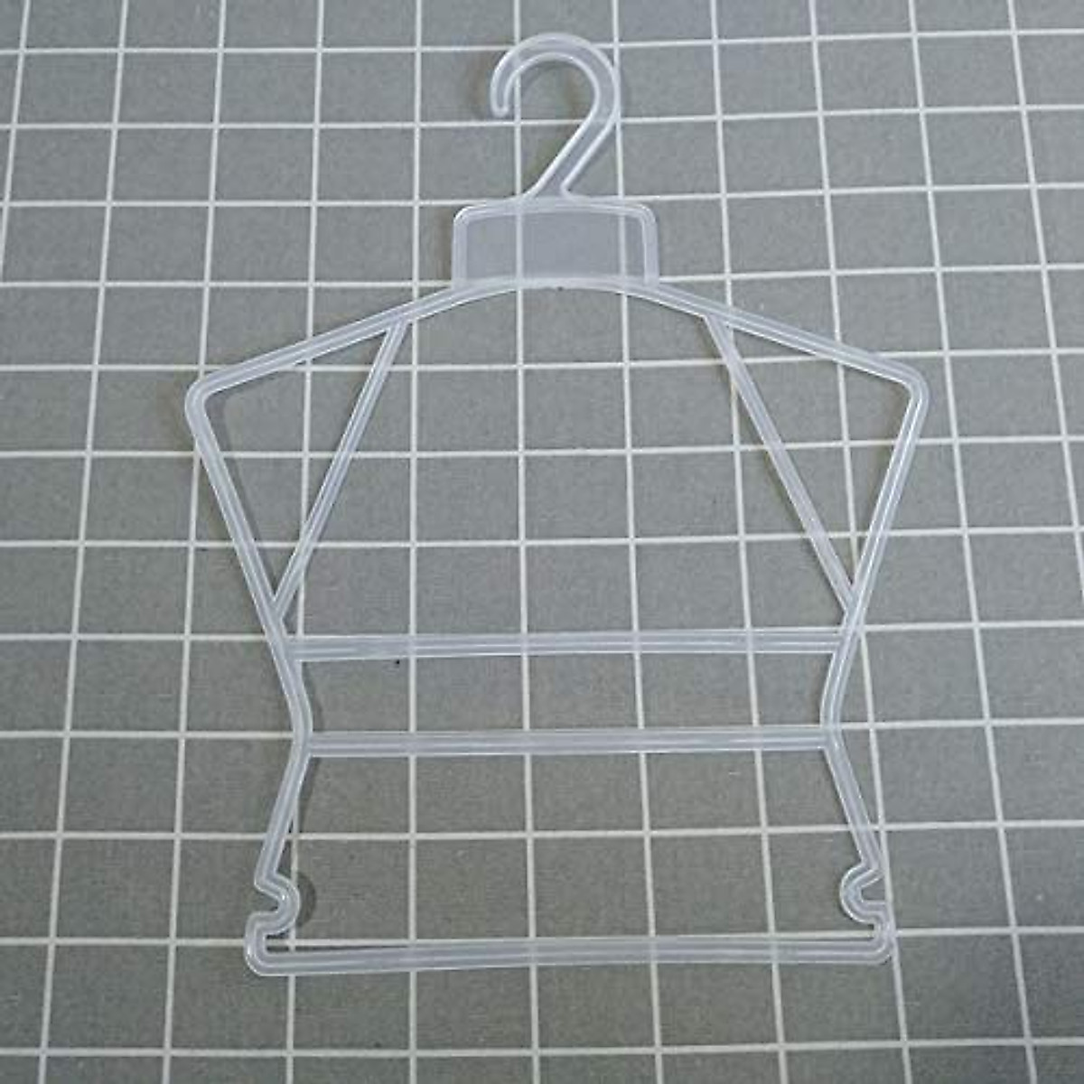 WellieSTR Economical Children's Plastic Frame Hanger Infant Frame Hangers - Pack of 20 - Size: S