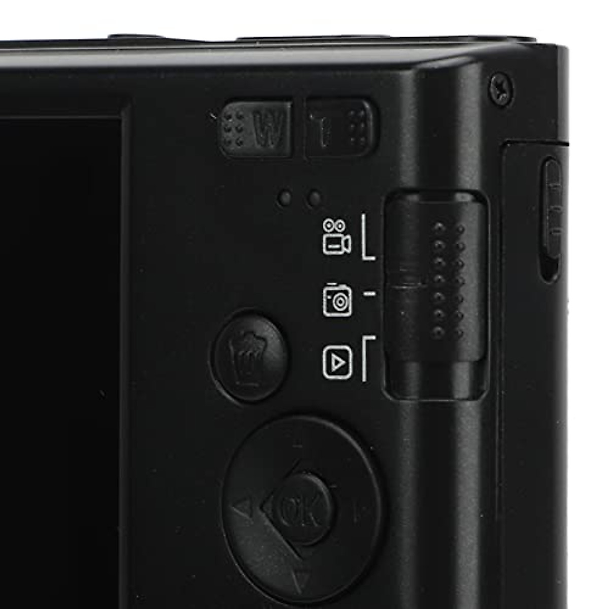 Digital Camera, Built in Fill Light Compatible 256GB Memory Card 48MP Image Resolution Compact Camera for Beginners (Black)