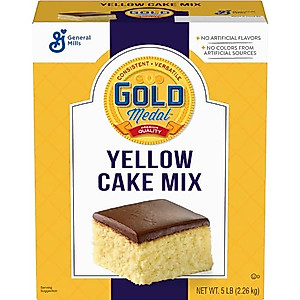 Gold Medal Yellow Cake Mix, 5 Lb Box (Pack of 6)