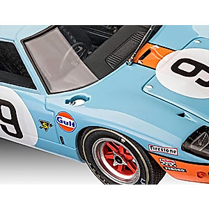Revell Vell 07696 Ford GT 40 Le Mans 1968 Limited Edition Model Kit 1:24 Scale, Unvarnished
