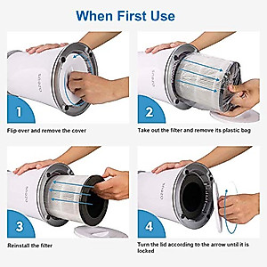 Azeus Replacement Parts for C8 machine (1 HEPA wicks)
