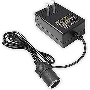 BYGD AC to DC Converter, 100V ~ 240V to 12V 2A 24W, Car Cigarette Lighter Socket AC/DC Power Supply Adapter Transformer for Low-Power Car Devices, Car