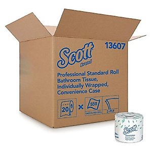 KIM13607 - KIMBERLY CLARK SCOTT Standard Roll Bathroom Tissue