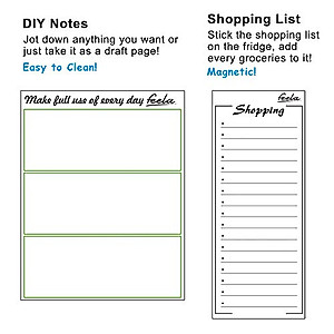 4 Pack Dry Erase 2023 Magnetic White Board Calendar Kit, Feela Monthly Weekly Calendar for Wall Refrigerator, Office Supplies with 8 Magnetic Erase Markers, 1 Eraser, 10 Stickers for Schedule