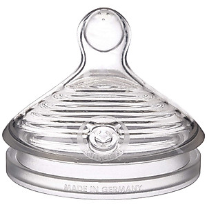 NUK Simply Natural Replacement Nipples, Slow Flow, 2pk