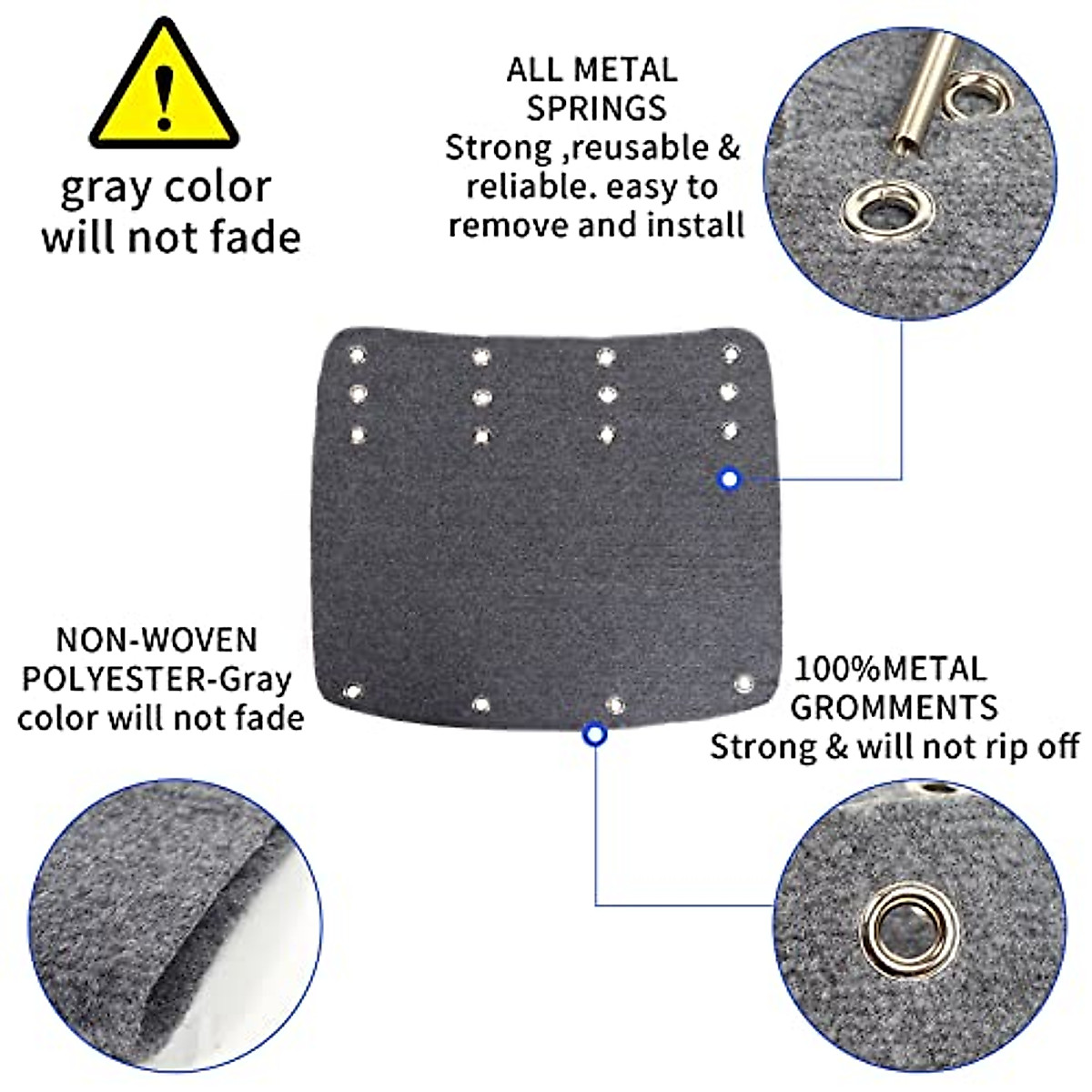 weruisi RV Step Covers 4 Pack RV Step Rugs Wrap Around Camper Stair Rugs for Radius Steps Keep Your RV Cleaner Works on Electrical and Manual RV Steps… (22" Wide)