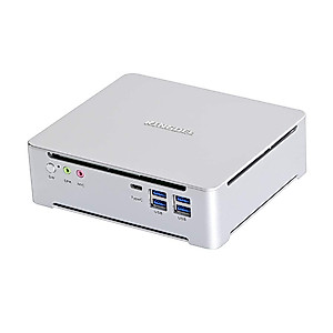 KINGDEL NC590 Mini PC, Mini Desktop Computer, Core i7-7820HK/i7-8750H 6 Cores up to 4.10GHz, 16GB DDR4 RAM, 1TB NVMe SSD, HD+DP, Type-C, Gigabit Ethernet