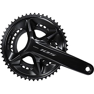 SHIMANO 105 Fc-R7100 12-Speed Crankset Black, 165Mm, 50-34T