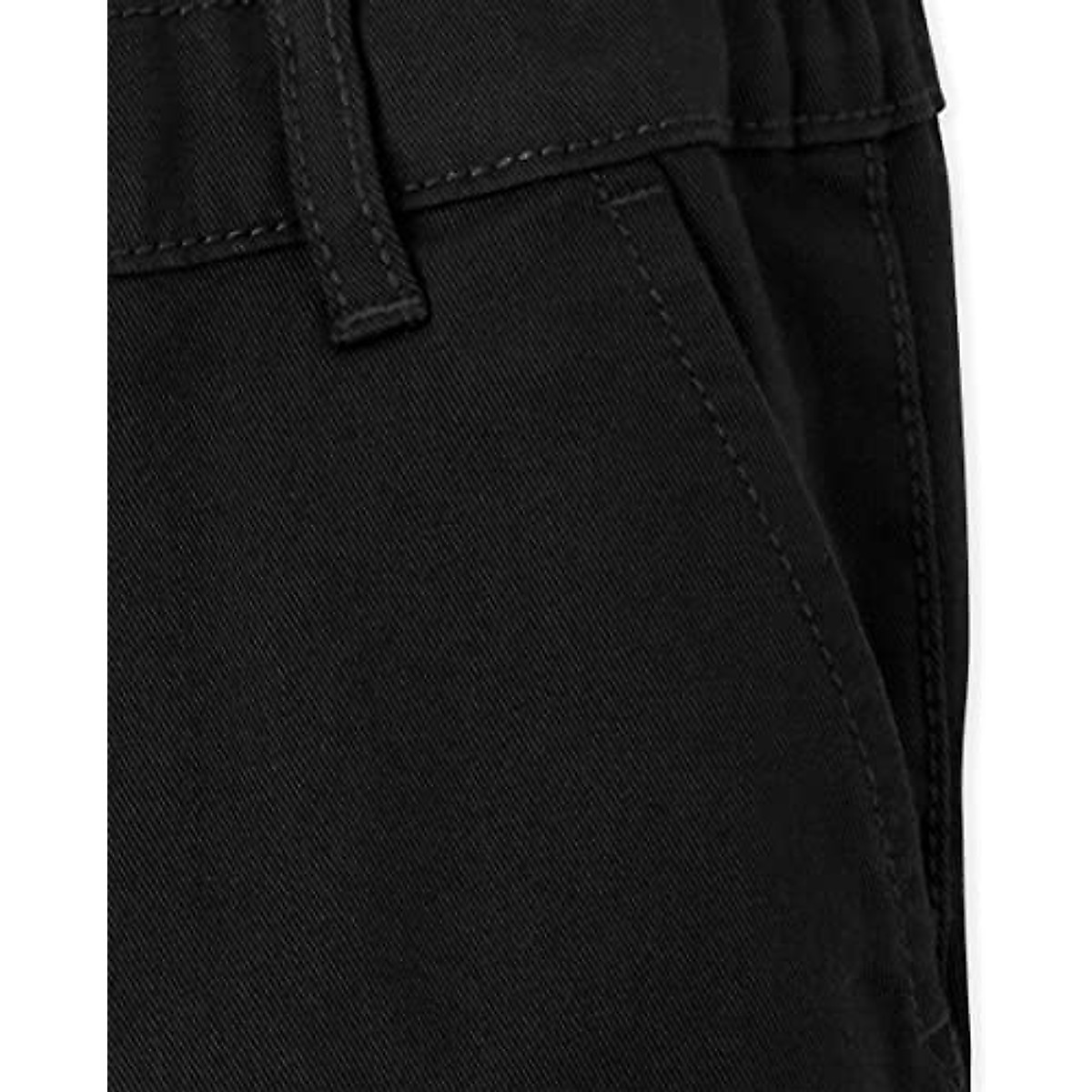 The Children's Place baby boys And Toddler Stretch Skinny Chino Pants Jeans, Black Single, 4T US