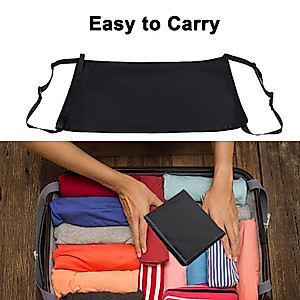 Airplane Footrest Seat Extender for Kids: GEMGO Toddler Airplane Travel Bed, Portable Foot Rest for Flights - Leg Rest for Baby to Lie Down on Plane Travel Accessories