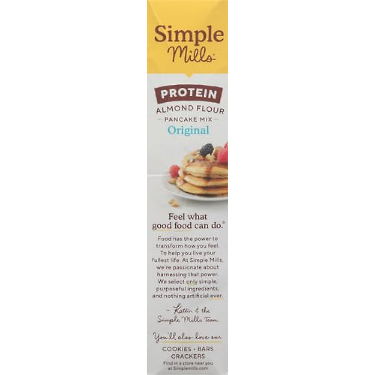 Simple Mills Just Add Water Almond Flour Pancake Mix, Original Protein - Gluten Free, Plant Based, Paleo Friendly, Breakfast, 10.4 Ounce (Pack of 1)