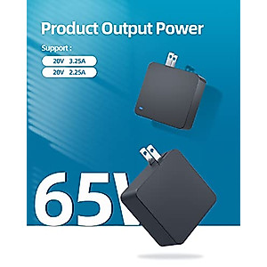 Charger for Lenovo Laptop, (UL Safety Certified), 65W 45W