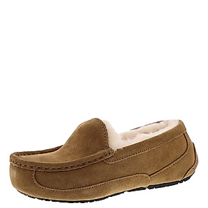UGG Unisex-Child Ascot Slipper, Chestnut Suede, 3