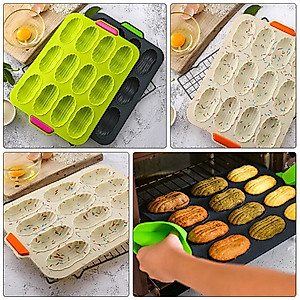 Silicone Bread Forms Non Stick Bakery Trays Eclair Pan Non Stick Mold Loaf Tin Bread Toast Mould Toast Brownie Mold Baking Tools Kitchen Dining Bar Supplies