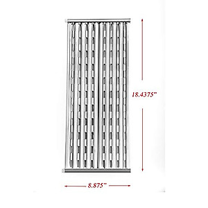 Replace parts 2 Pack Stainless Steel and Porcelain Steel Cooking Grid Replacement for Charbroil 463273614, 466241013,466246910, 466247110 Gas Grill Models