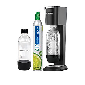 SodaStream Genesis Home Soda Maker, Black and Silver