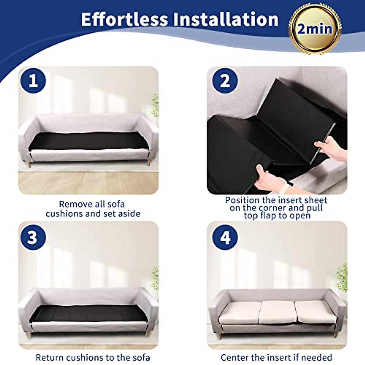 Imperius Wider Couch Cushion Support for Sagging,23 x 67 Heavy Duty Engineered Wood Sofa Cushion Support Board,Couch Supports for Sagging Cushions,Replacement Fix Sagging Cushions