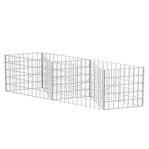 Gabion Basket,Garden Fence Border,Portable Fence,Privacy Fence,Fencing for Yard,Private Fence,Garden Fence for Dogs,for Deck,Patio,Backyard,Outdoor Pool,Porch, Galvanised Steel
