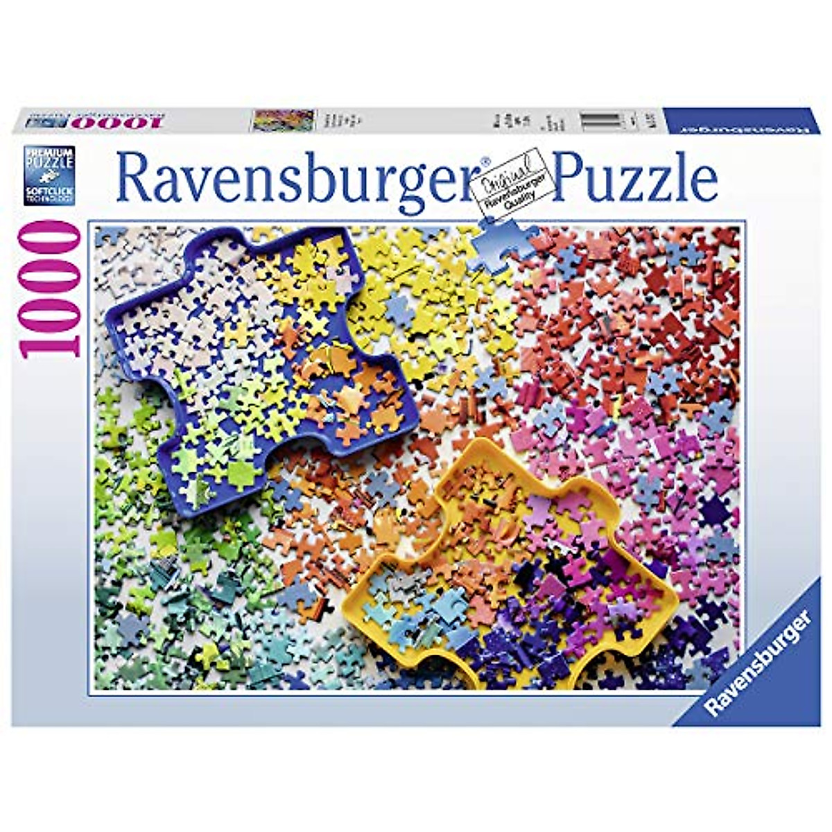 Ravensburger The Puzzler's Palette 15274 1000 Piece Puzzle for Adults, Every Piece is Unique, Softclick Technology Means Pieces Fit Together Perfectly
