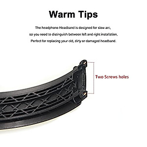 Adhiper Studio 2 Headband Replacement Studio 2 Head Beam Top Headband Repair Fix Parts Headphone Headband Head Beam Compatible for B Studio 2.0 Wired Wireless On-Ear Headphones (Matte Black)