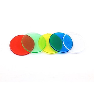 Honbay 300pcs Mix Color Translucent Bingo Markers Bingo Counting Chips