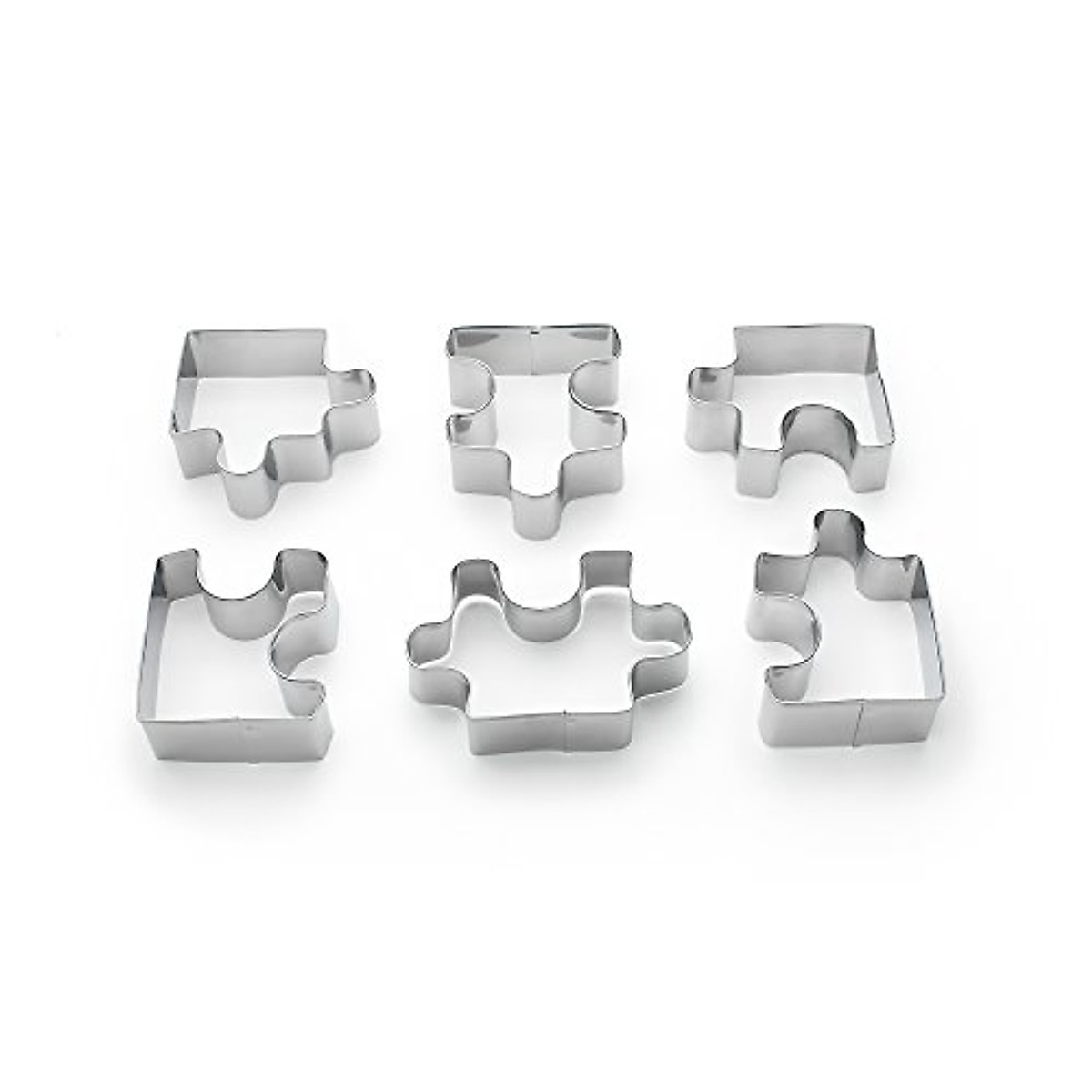 Fox Run Cookie Cutter Set, Puzzle Pieces Cookie Cutter Set