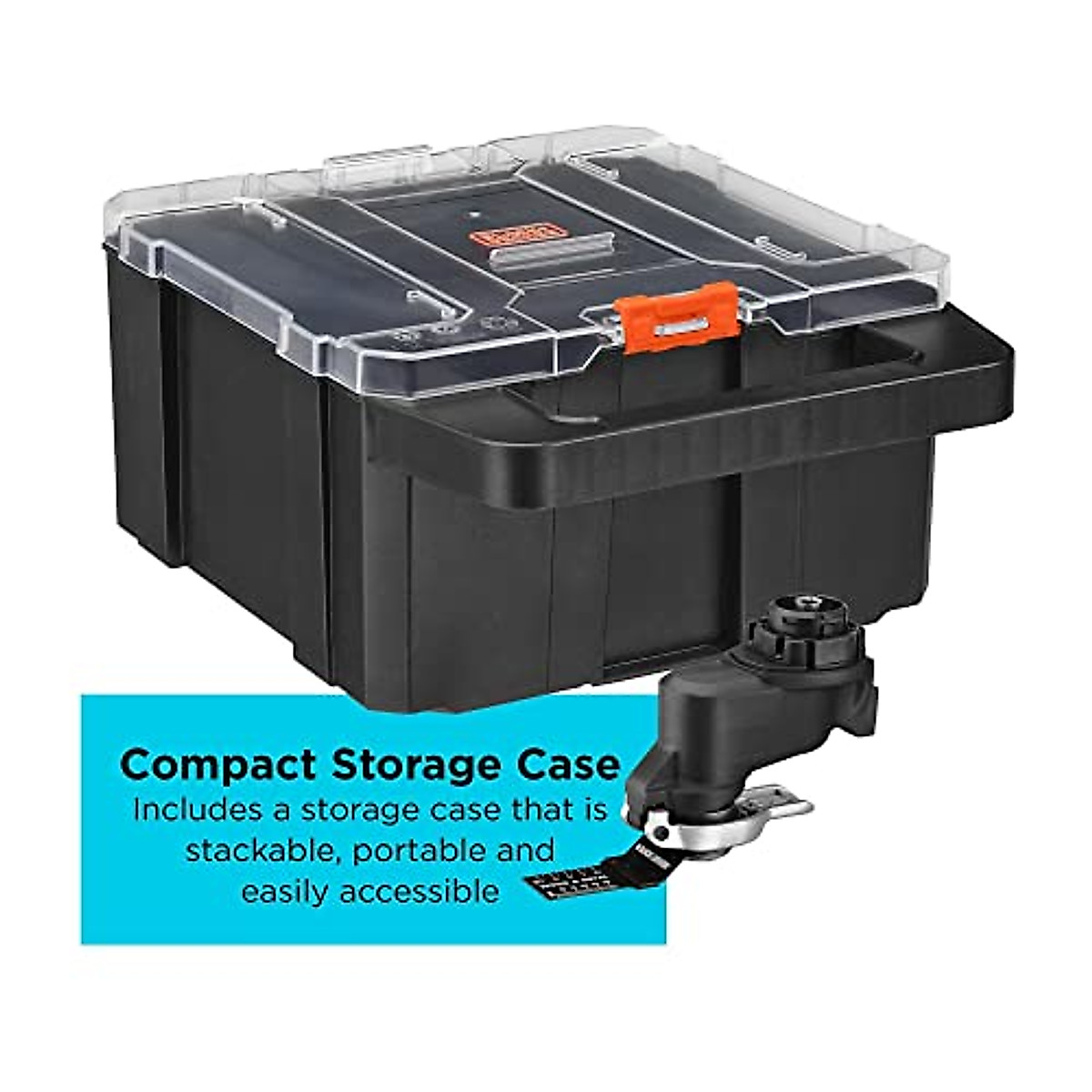 BLACK+DECKER MATRIX Oscillating Multi Tool Attachment with Storage Case (BDCMTOSTFF)
