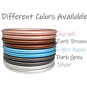 Sling Rings 3-inch Diameter by Cutie Carry. Infant Approved, mom Loved. Aluminum, lab Tested for Strength and Safety. Works with Your own Material or Convert wrap to Sling. (Silver)