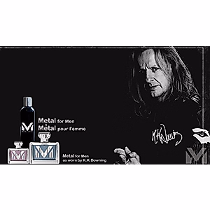 Metal for Men by Judas Priest Legend KK Downing - 3.4 Fluid Ounces - Cologne