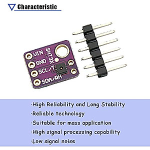 Ximimark 1Pcs SHT31 SHT31-D Temperature Humidity Sensor Module Breakout Weather for Arduino