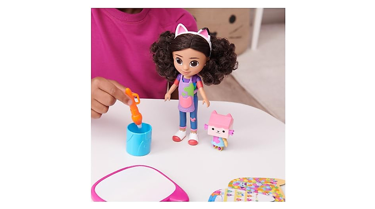 Gabby’s Dollhouse Deluxe Craft Doll Set for Kids Ages 3+