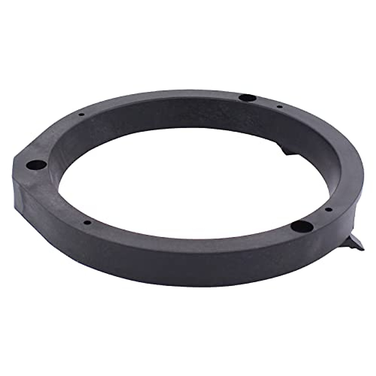 XtremeAmazing Car Front Rear Stereo Door Speaker Adapter Mounting Plates 6.5/6.75 Inch Spacer Rings Bracket with Harness Set of 2