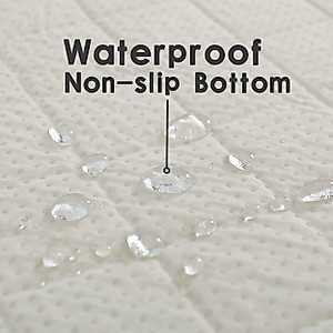 Dog Crate Pee Pads - Wahable Dog Rugs Non-Slip Puppy Pads for Small Dogs, Water Absorb Training Pads (2030 Gray)