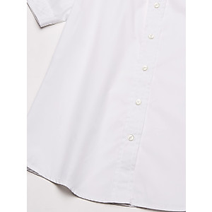 CLASSROOM Little Girls' Toddler Peter Pan Blouse, White, 4T