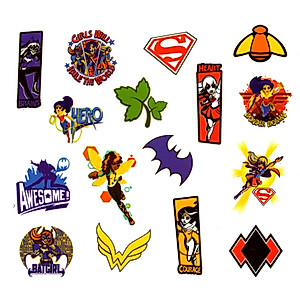 DC Super Hero Girls - 75 Assorted Temporary Tattoos
