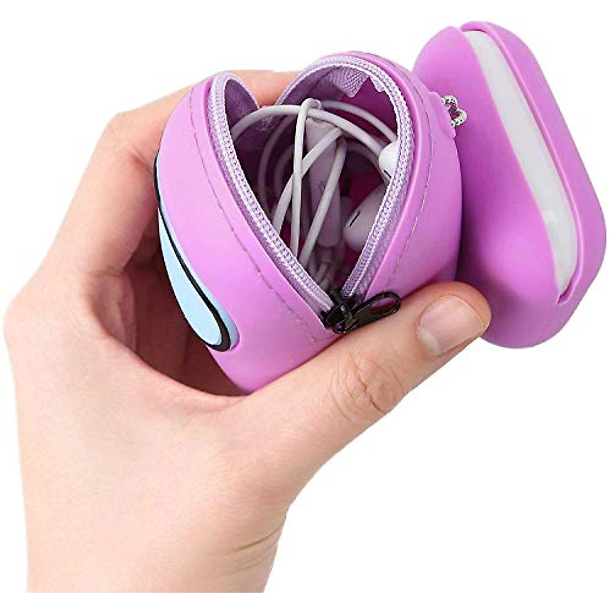Among Us Toys Silicone Storage Bag Can Hold AirPods Pro Case Small Items Good-Looking Gift Backpack Office Study Car