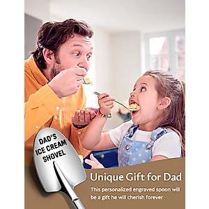 Gifts for Dad from Daughter, Son - Father Birthday Gifts, Dad's Ice Cream Shovel Birthday Gifts for Dad