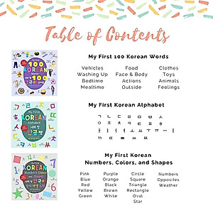 My First Korean Words Series: Korean English Bilingual, Korean Baby Book Kids Books Childrens Books, Korean Book For Kids