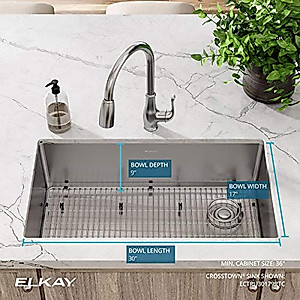 Elkay ECTRU30179RTC Crosstown Sink, 32", 0